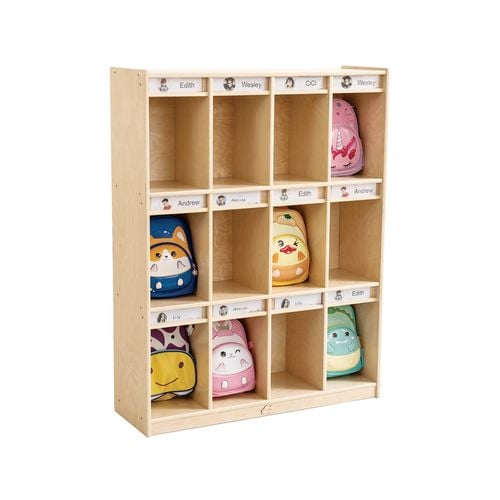 Jooyes 12 Cubbies Bag Locker Storage Cabinet - 100cm | locker | 130.5cm ...