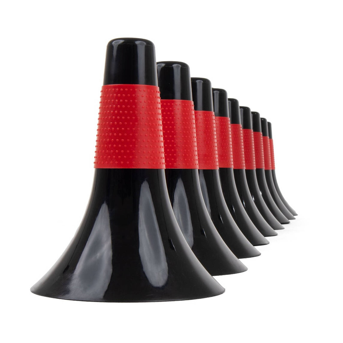 SMAI Agility Cone Pro - Set of 10 - Black/Red - Bunnings Australia