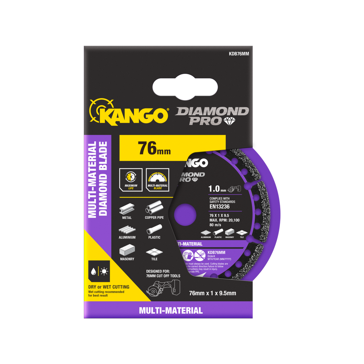 Kango 76mm Multi-Material Diamond Blade - Bunnings Australia