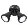 Brilliant 2 x 100W Black Lamy Security Lights - Bunnings Australia