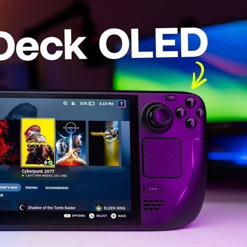 VALVE Steam Deck OLED 512GB SSD + 16GB RAM (International Version) - 7.4" inch, 90Hz, 1280 x ...