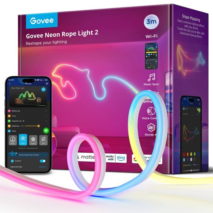 Govee Neon Rope Light 2S 3m - Bunnings New Zealand
