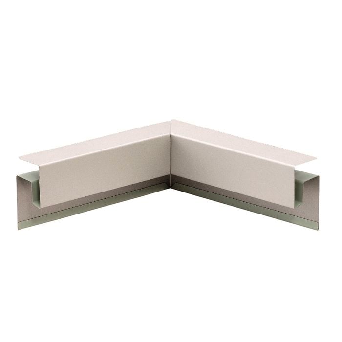 CSR Cemintel 150 x 150mm White Territory Eaves Trim Internal Corner ...