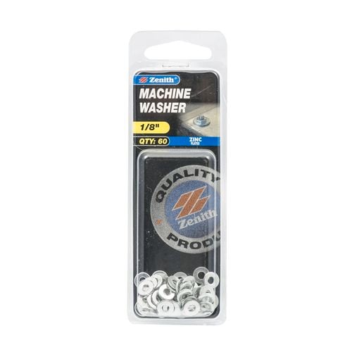 Zenith 1/8" Zinc Plated Machine Washer - 60 Pack - Bunnings Australia