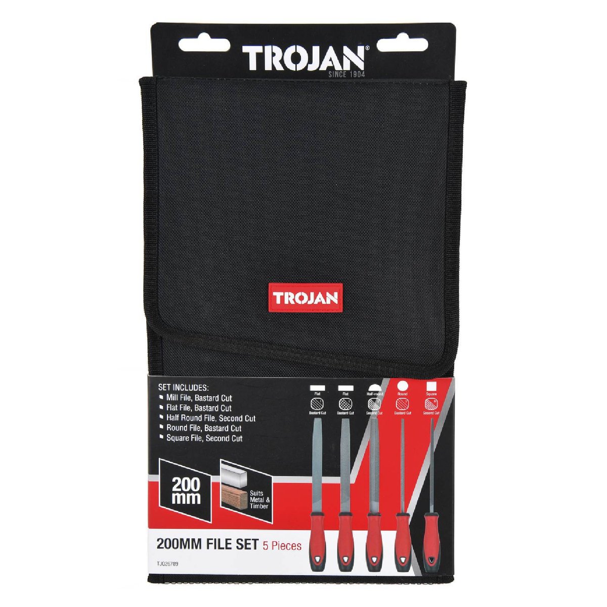 Trojan 5 Piece File Set - Bunnings New Zealand
