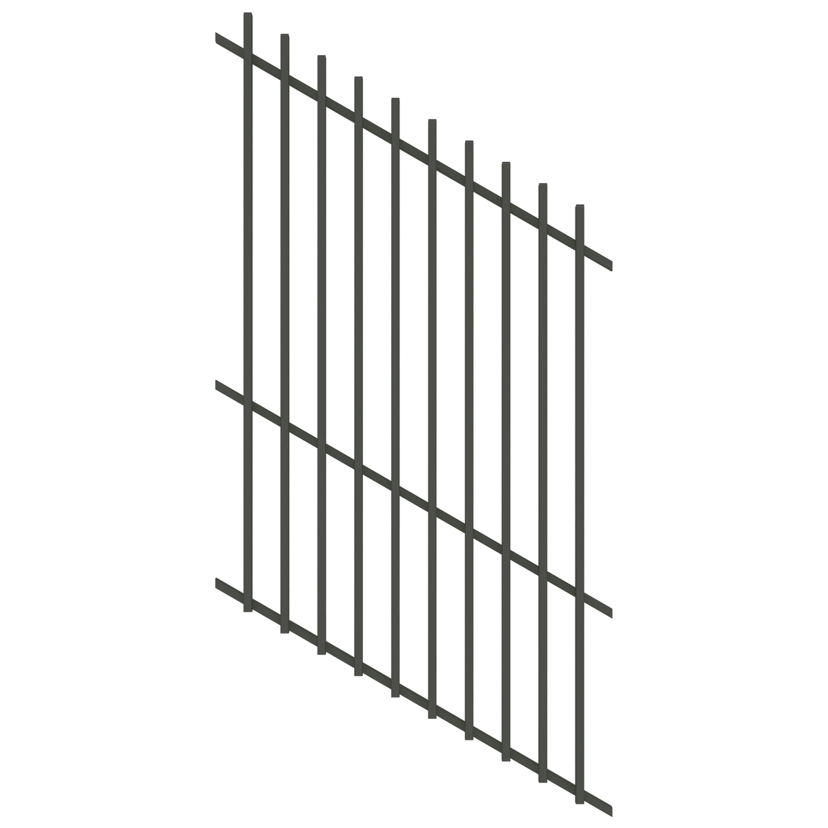 ProtectorAl 0350-1200W x 1800H Woodland Grey Radiator Pool Fence Panel ...