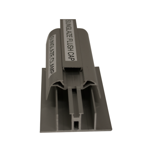 Palram 20 x 7000mm Sunglaze Roof System Flush Cap - Bunnings Australia