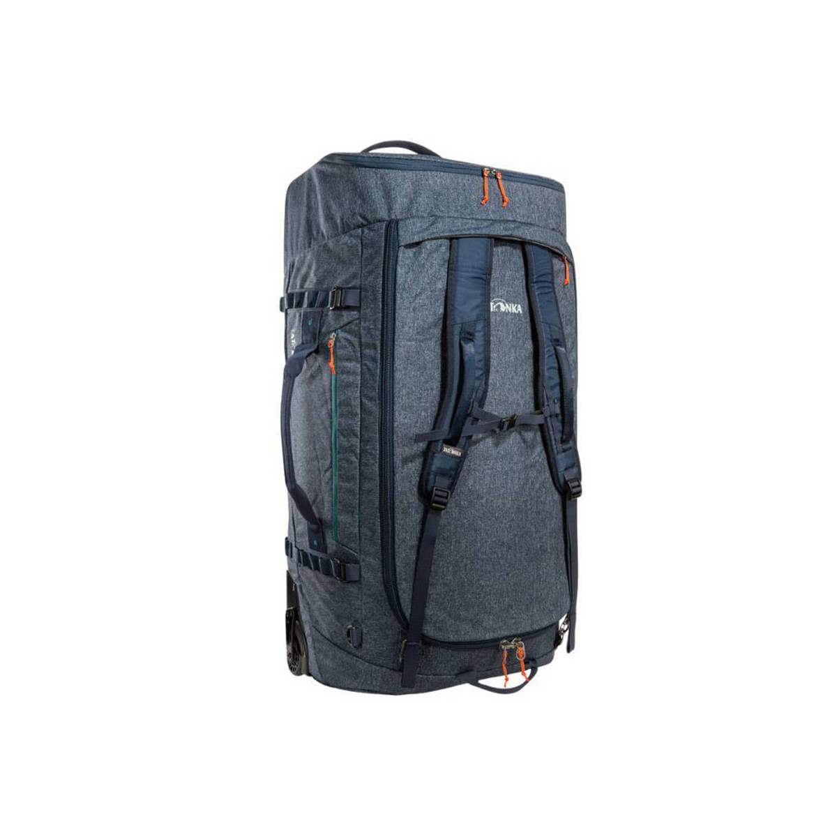 Tatonka Nylon Wheeled Duffle Travel Trolley Luggage Bag 140L Navy ...