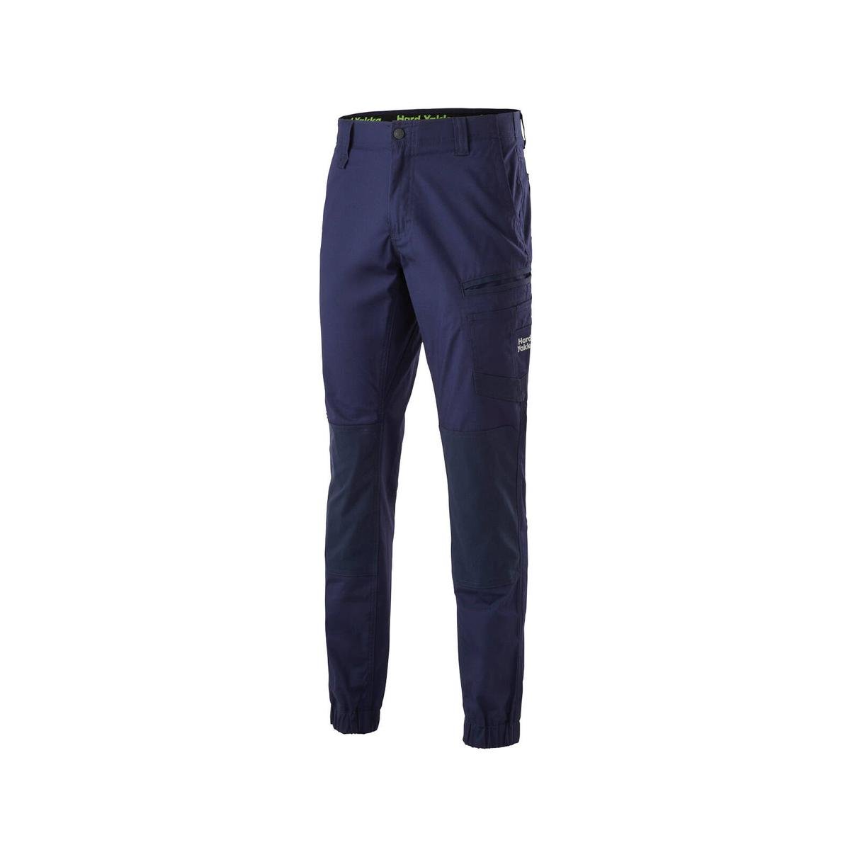 Hard Yakka Size 102 Navy Raptor Cuffed Pants - Bunnings Australia