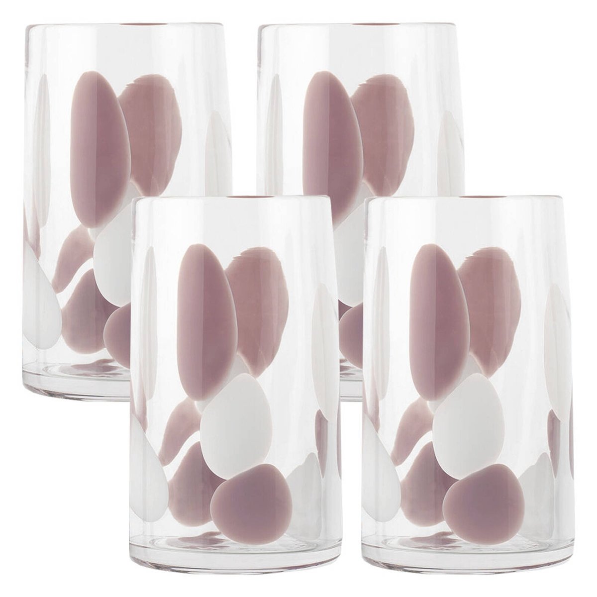 4pc Ecology Camille Hi Ball Soda Lime Glass Tumblers Drinking Cups ...