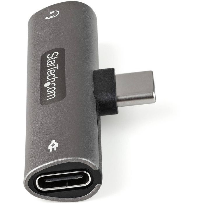 StarTech.com USB C Audio & Charge Adapter, USB-C Audio Adapter with 3 ...