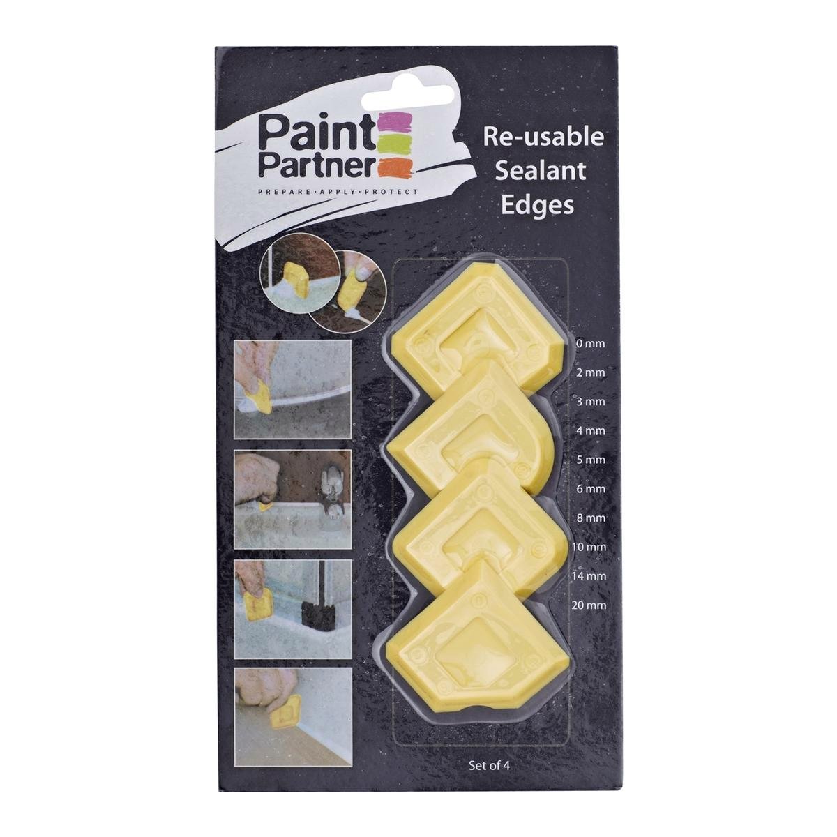 Paint Partner 4 Piece Silicone Scraper Set - Bunnings Australia