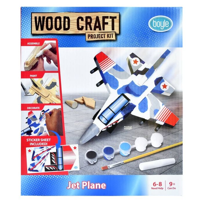 Boyle Wood Craft Project Kit Jet Plane - Bunnings Australia