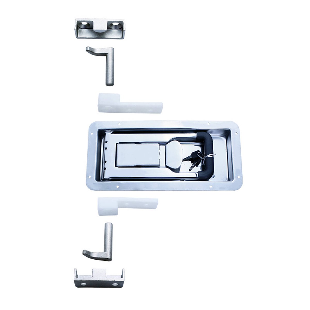 Sunrise CAM Door Lock Kit Stainless Steel Model 08 Recessed - CAML08SS ...