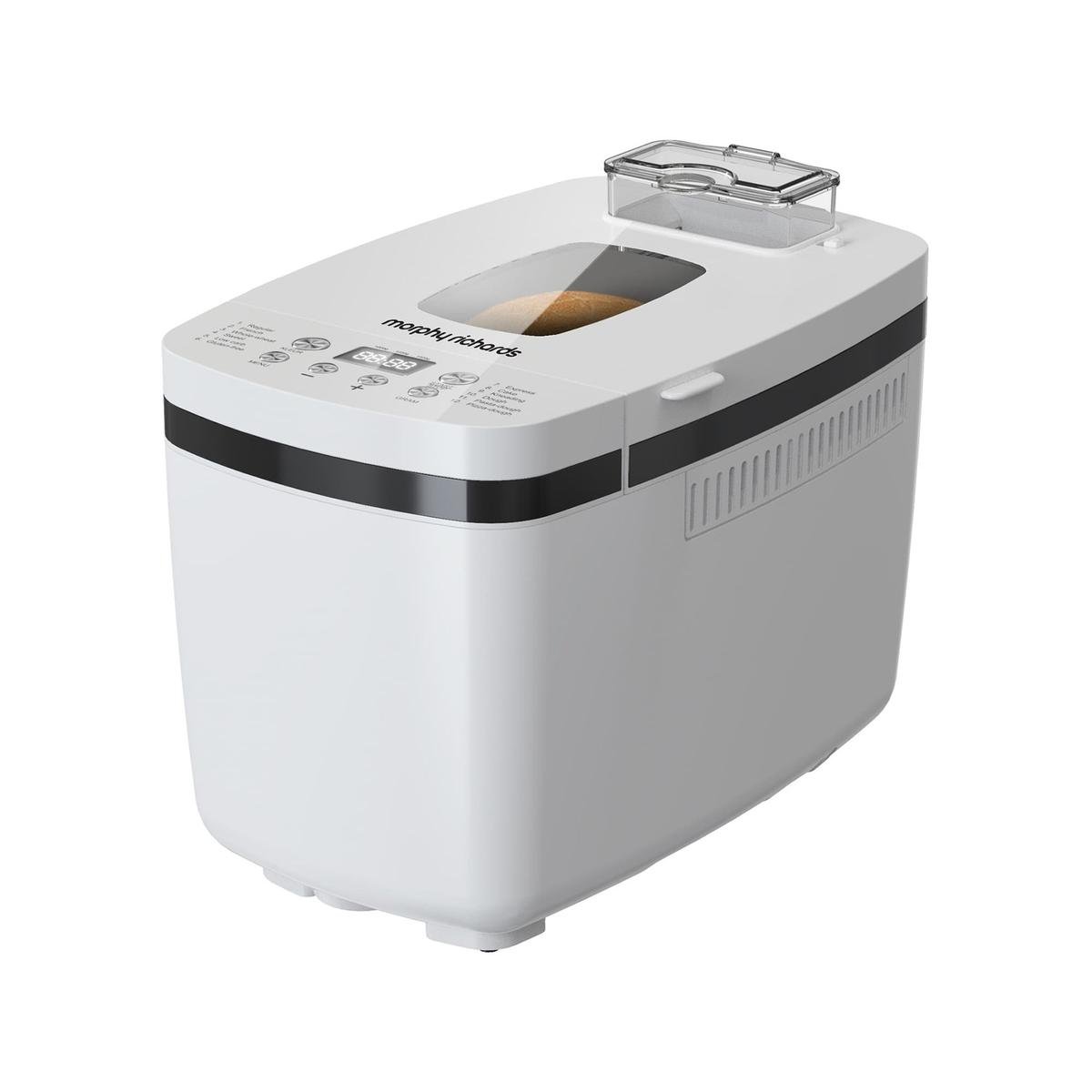 Morphy Richards Bread Maker with Fruit and Nut Dispenser White - Bunnings Australia