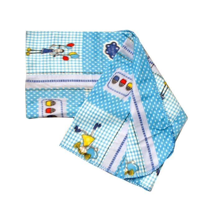 Assorted Extra Large Print Polar Fleece Throw Rug 150 x 200 cm Happy ...