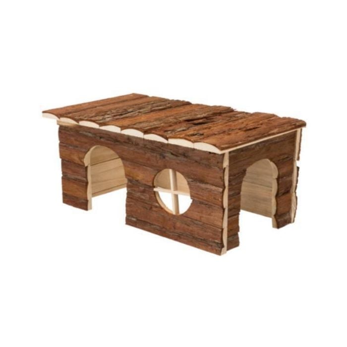 YES4PETS Hamster Wooden House Small Animals Hideout Home for Rat Mice ...