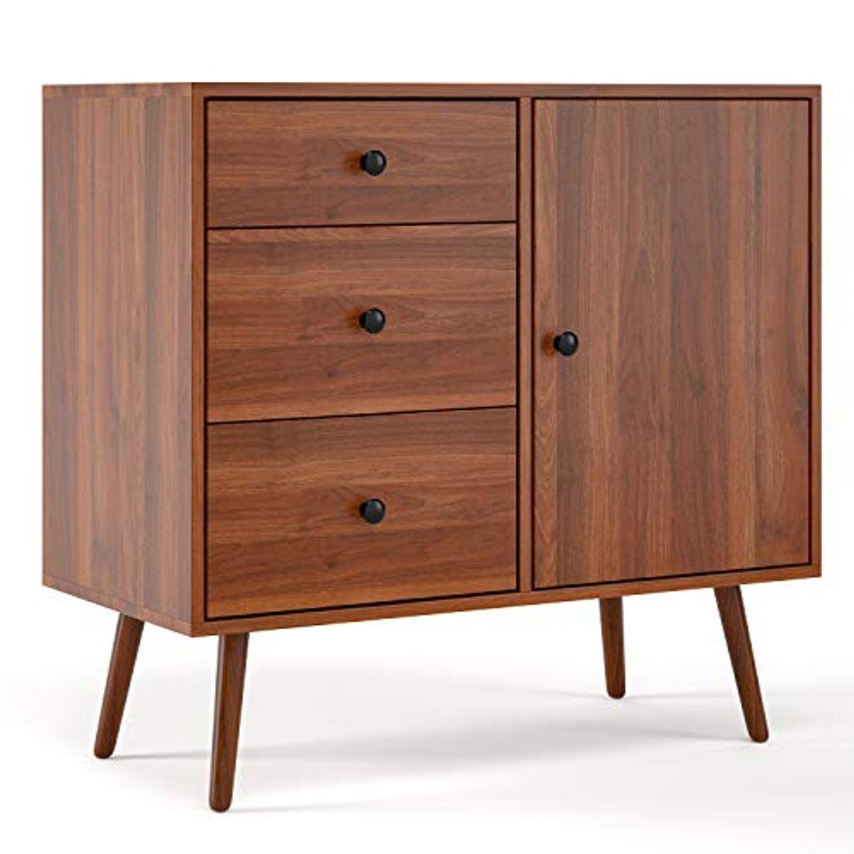 Daisy Buffet Lowboy - Walnut - Bunnings Australia