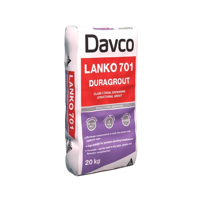 Lanko 20kg 701 Duragrout Structural Grouting - Bunnings Australia