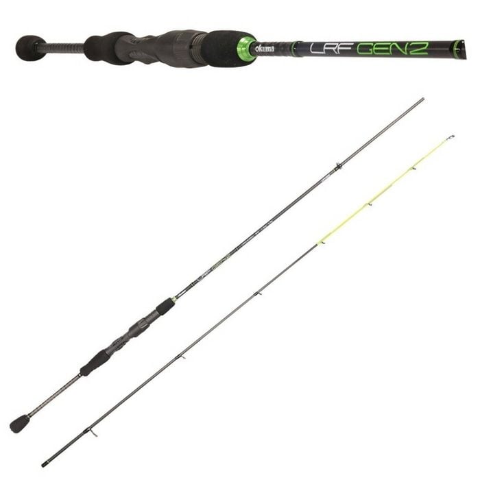 6'6 Okuma LRF GEN2 1-3kg Fishing Rod - 2 Pce Split Butt Spin Rod ...