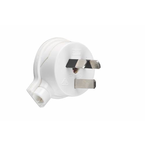 HPM 10A Top Side Entry Plug - White - Bunnings Australia
