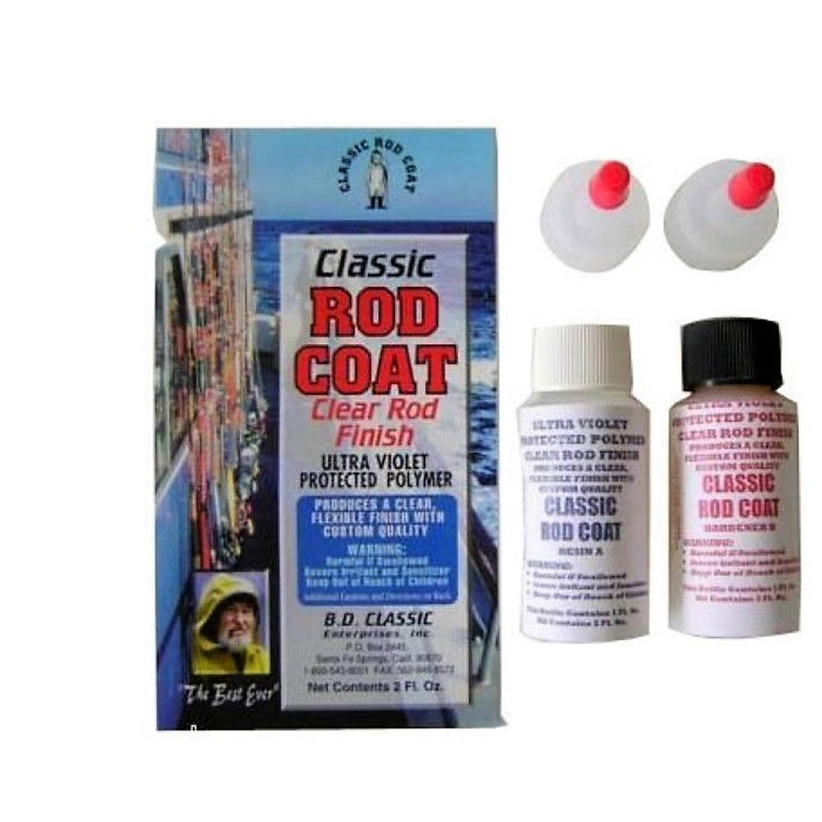 4 Oz Classic Rod Coat Clear Fishing Rod Finish Uv Polymer - 2 Part ...