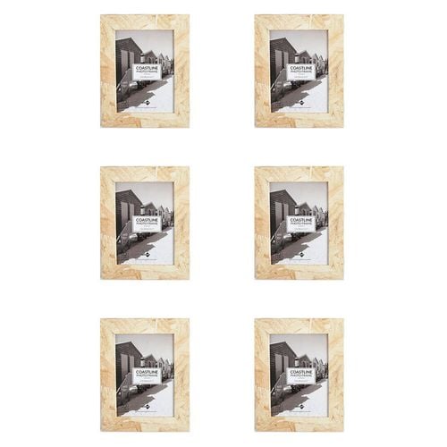 6PK Unigift Coastline Home Photo/Picture Frame 13x18cm Assorted ...