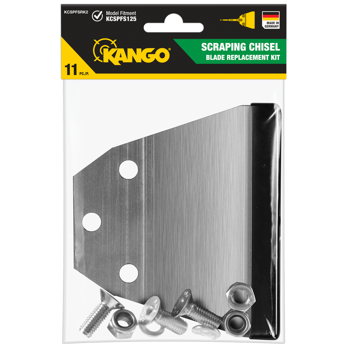 Kango 125mm x 125mm SDS Plus Floor Scraping Chisel Repair Kit ...