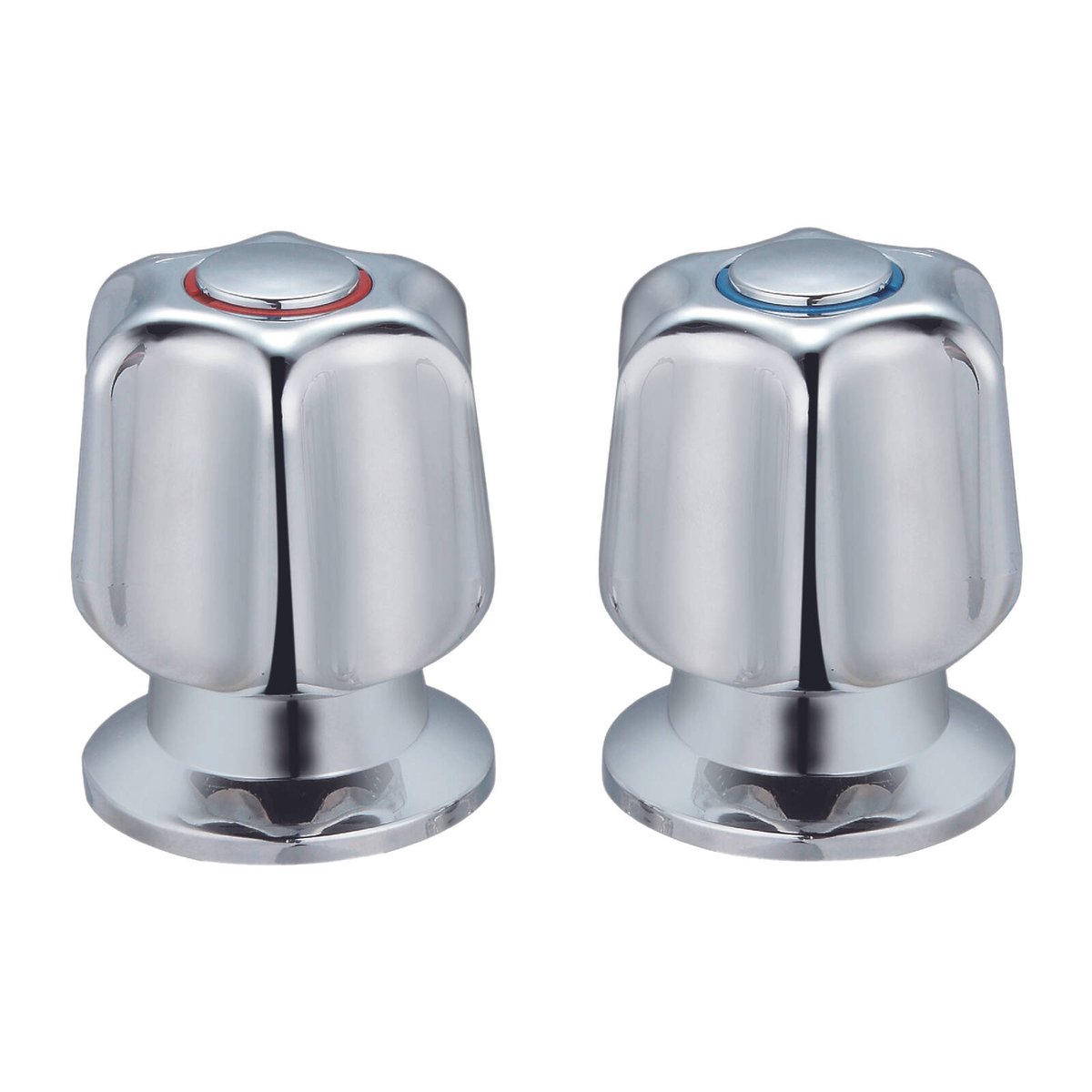 Shaw & Mason Chrome Star Style Basin Top Assembly - Pair - Bunnings ...