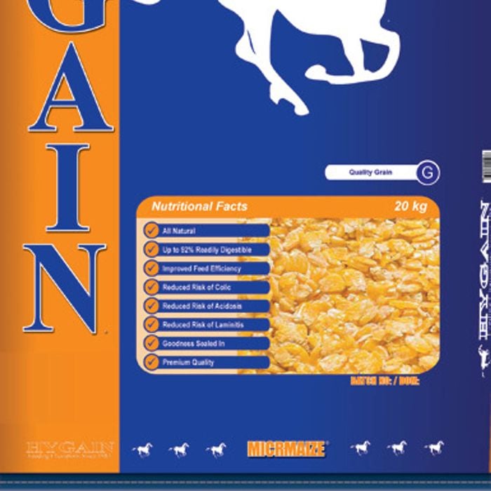Hygain Micr Maize Flakes Horse Feed Supplement 20kg - Bunnings Australia
