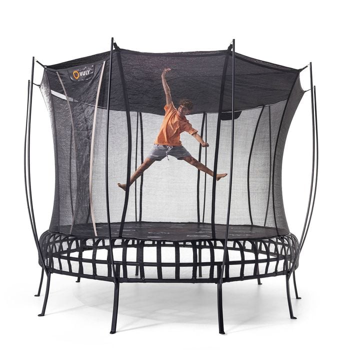 VULY Thunder 2 Large 12ft Springless Trampoline with Enclosure - Round Kids Trampolines Bundle ...