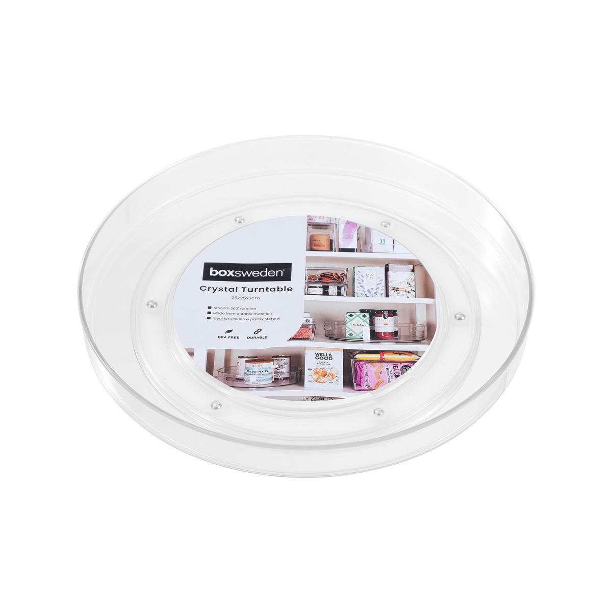 Boxsweden 25cm Crystal Turntable - Bunnings Australia