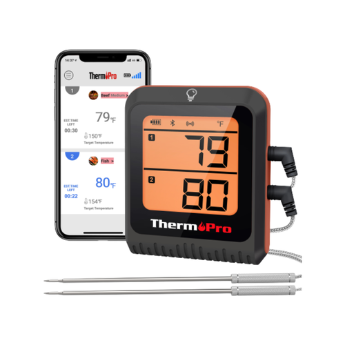 ThermoPro TP920 Smart Bluetooth Meat Thermometer with Dual Probes ...