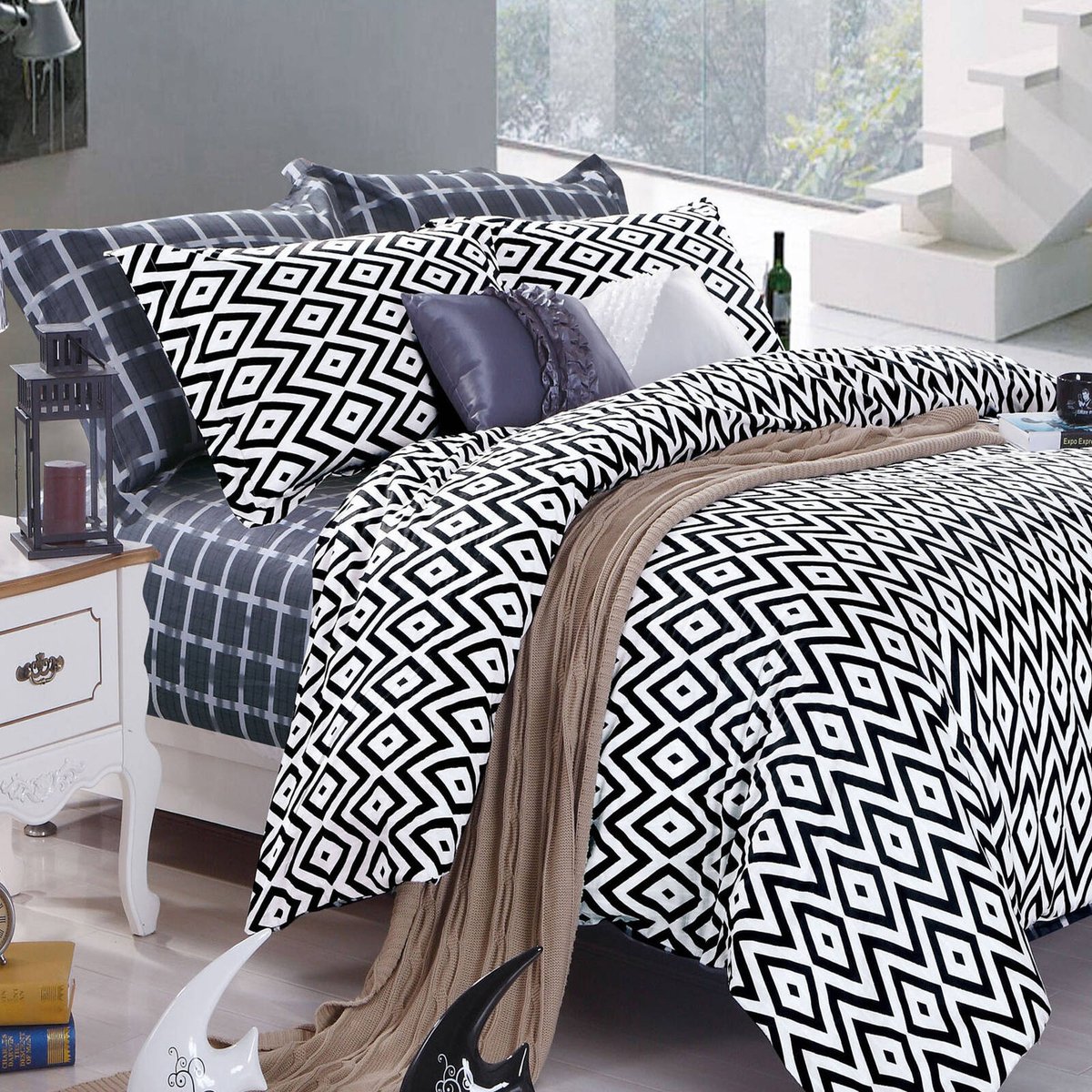 Ardor 250TC Cotton Quilt Cover Set Catori Queen - Bunnings Australia