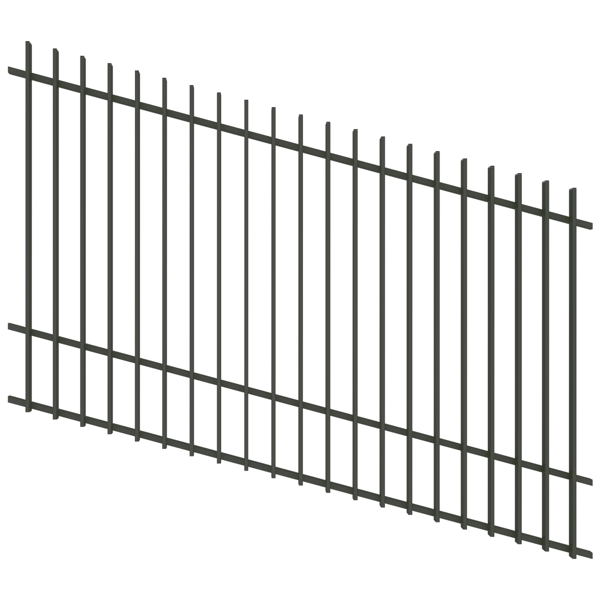 ProtectorAl 1201-2400W x 1500H Woodland Grey Radiator Pool Fence Panel ...