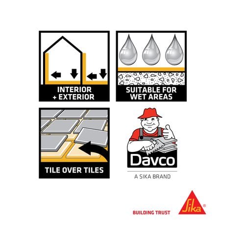 Davco 1L Davelastic Tile Adhesive Additive - Bunnings Australia
