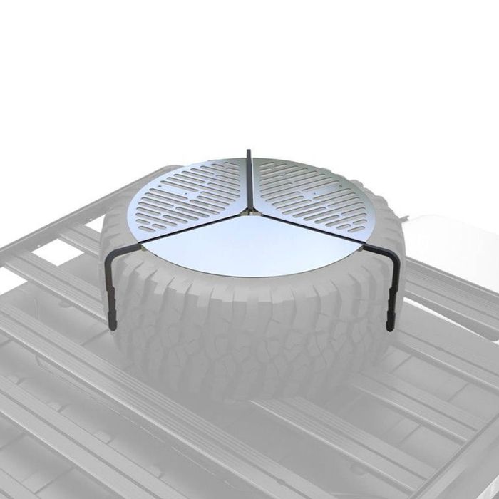 Front Runner BBQ Grate/ Braai stored / mounted to Spare Tyre - Bunnings ...