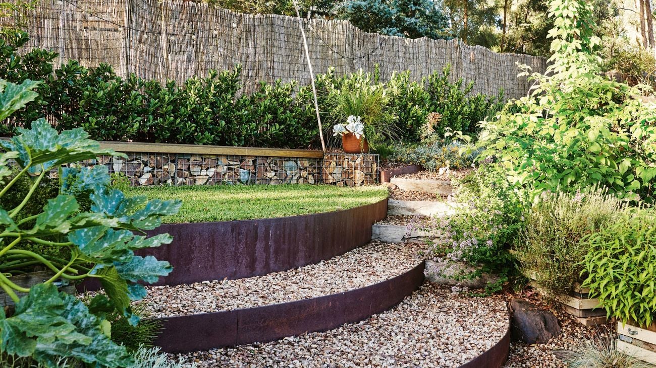 How To Work With A Sloping Garden - Bunnings Australia