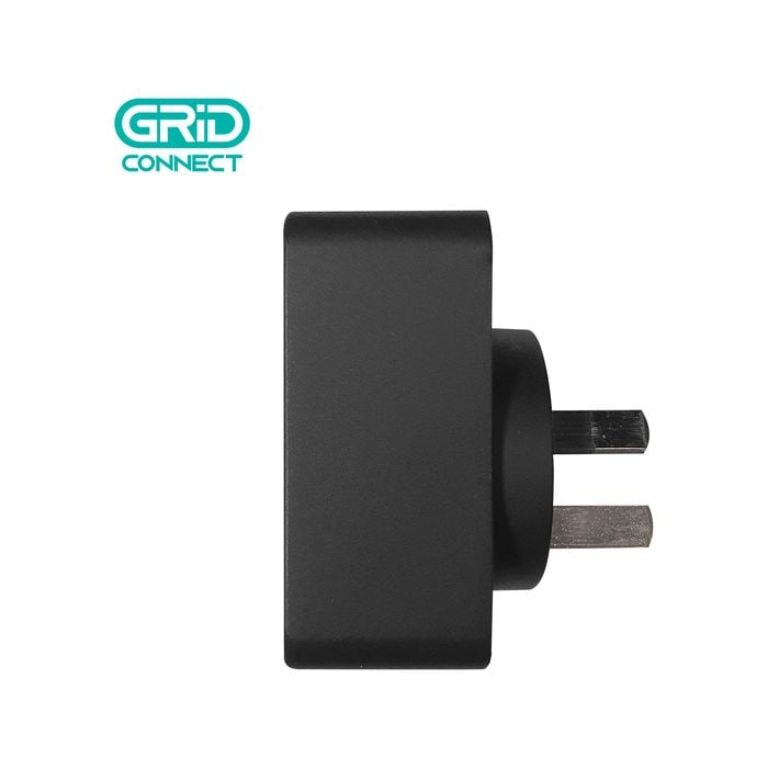 Arlec Grid Connect Black Smart Plug In Socket With Energy Meter ...