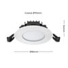 Arlec 7W 70mm IP65 Tricolour Dimmable LED Downlight - Bunnings Australia