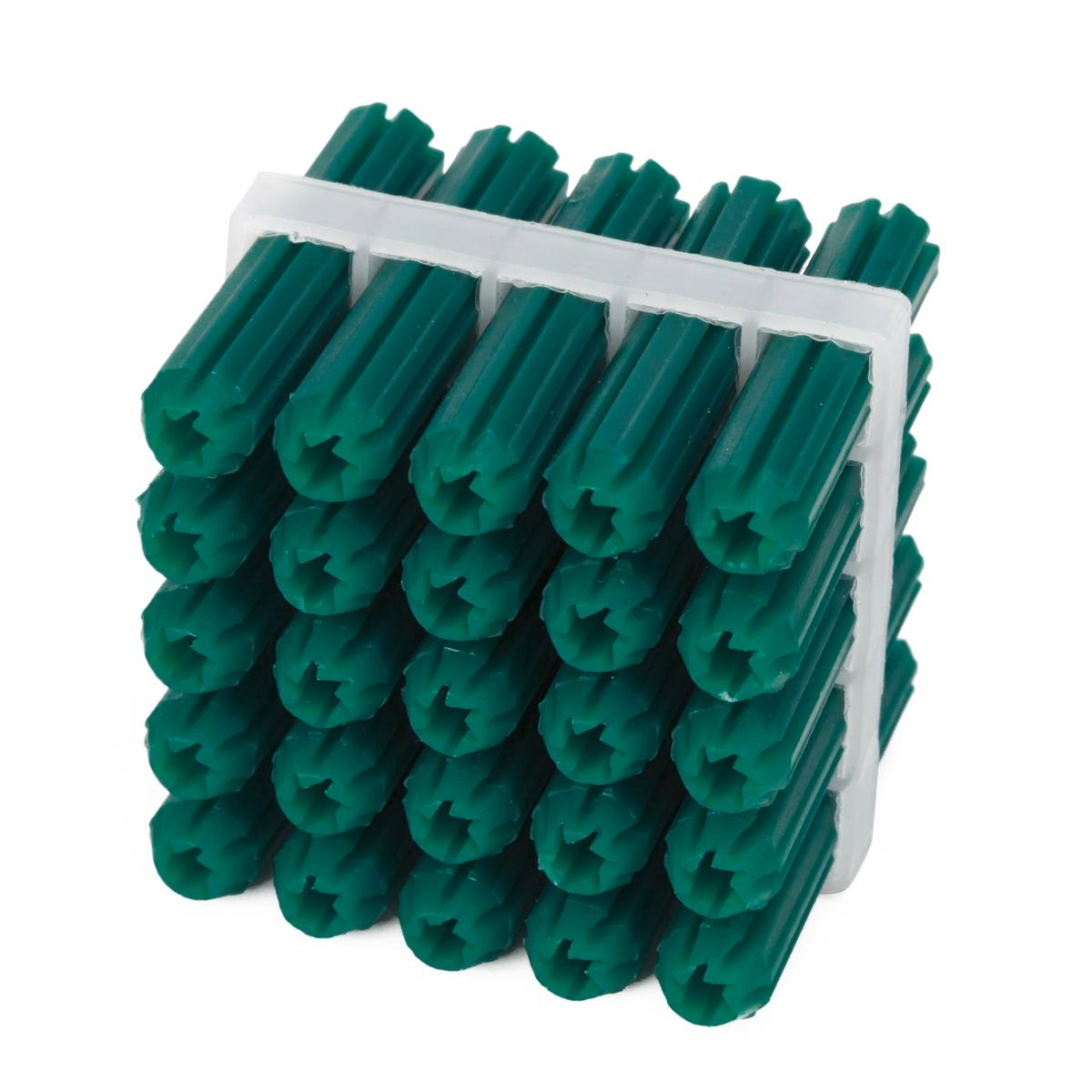 Ramset 7 x 35mm Green Wall Plugs - 25 Pack - Bunnings Australia