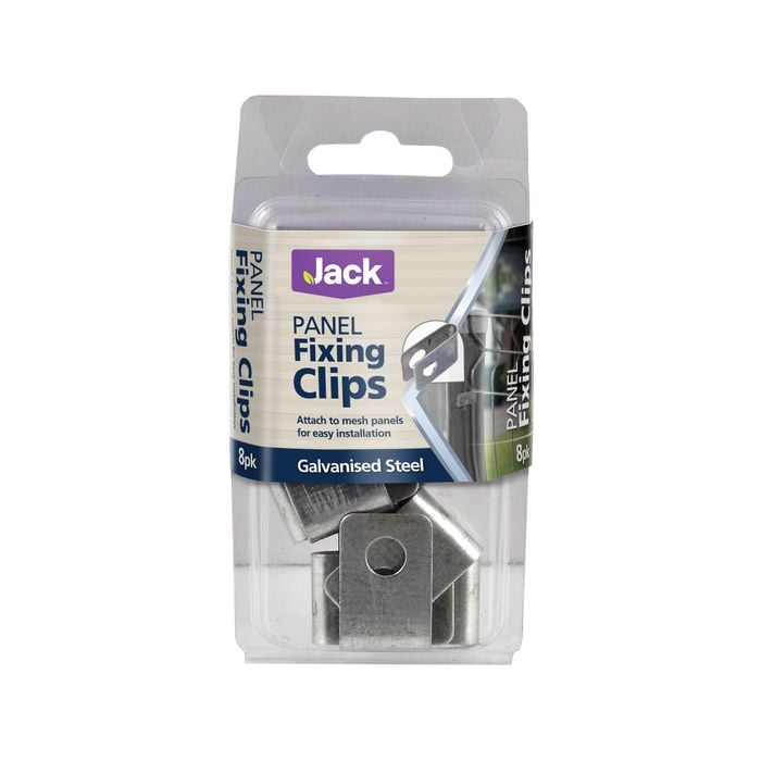 Jack Galvanised Mesh Panel Fixing Clip - 8 Pack - Bunnings Australia