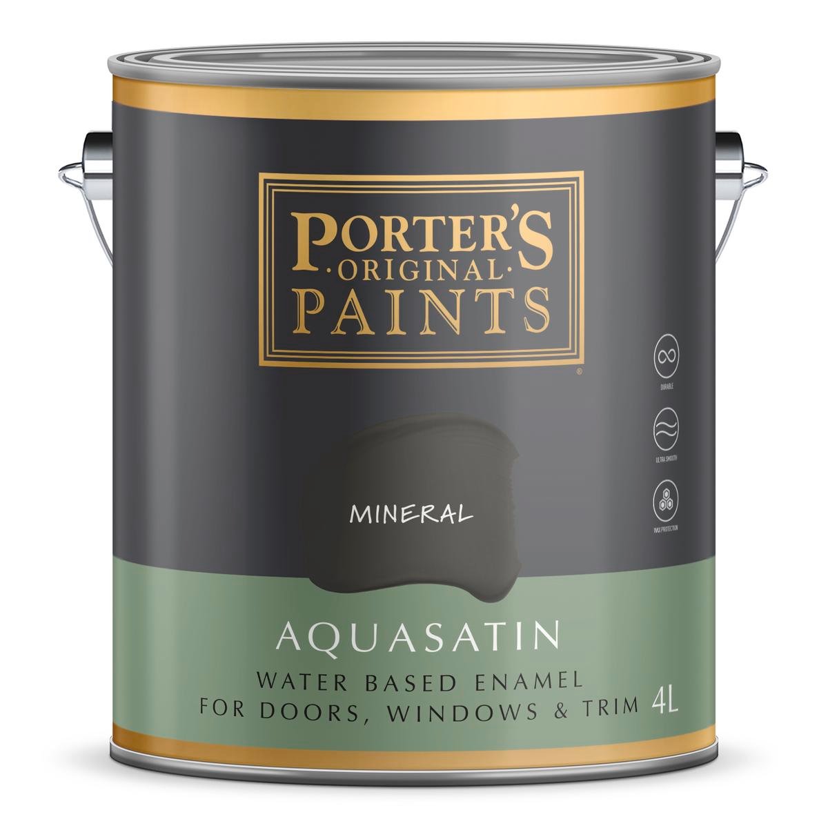 Porter's Paints 4L Mineral Aquasatin - Bunnings Australia