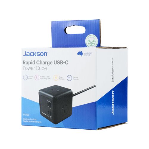 Jackson Rapid Charge USB-C Power Cube - Bunnings Australia