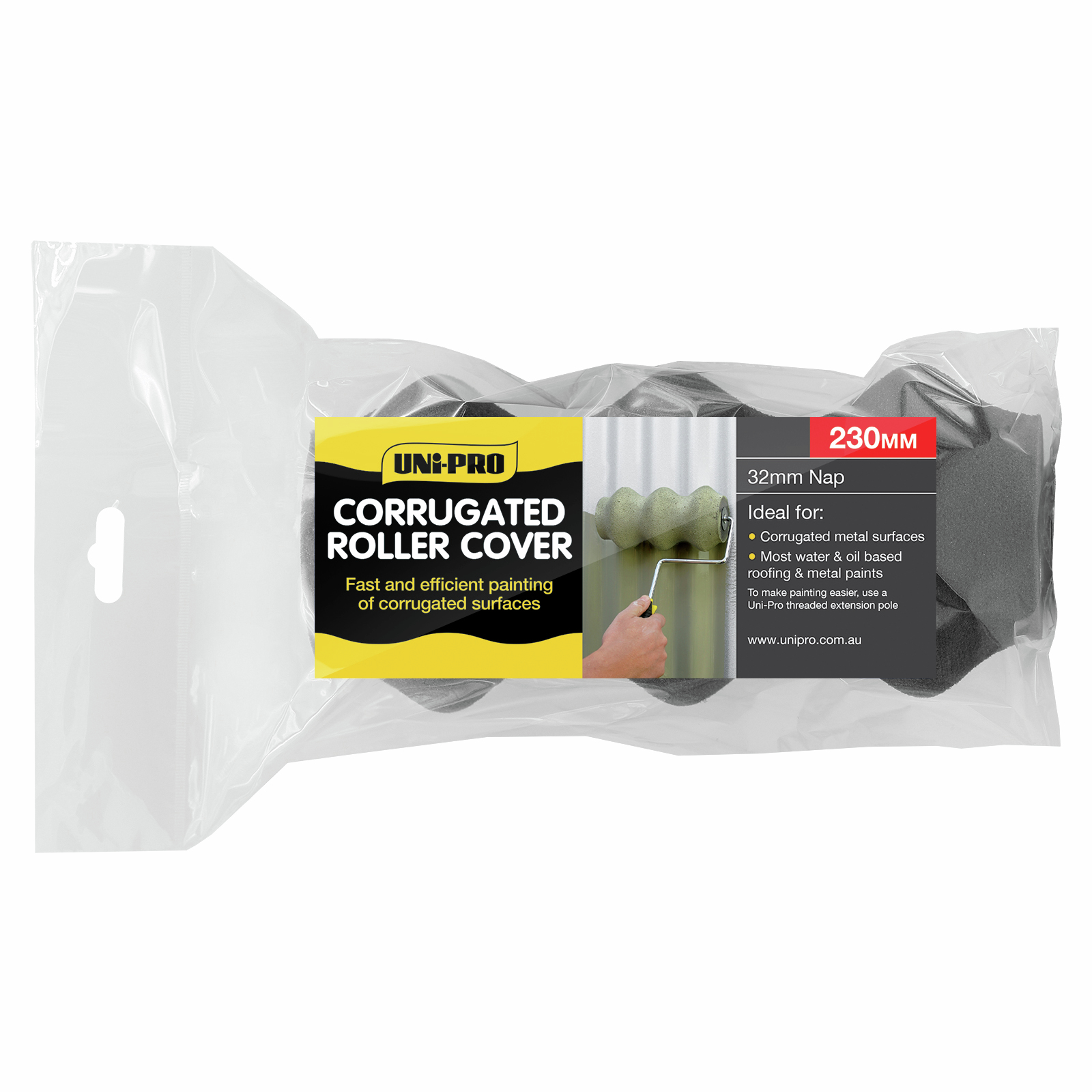 Corrugated iron paint roller store