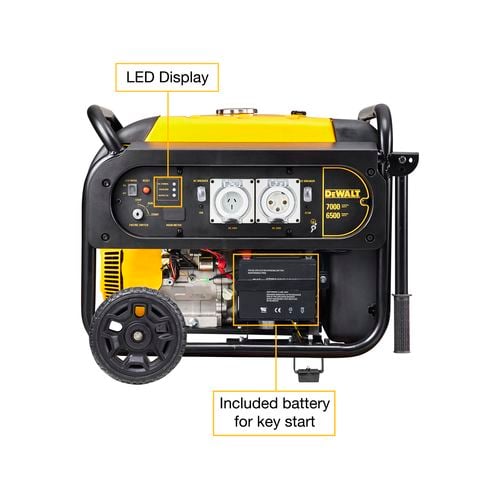 DeWALT 7000 Watt E-Start Petrol Inverter Generator DXIG7000E - Bunnings ...