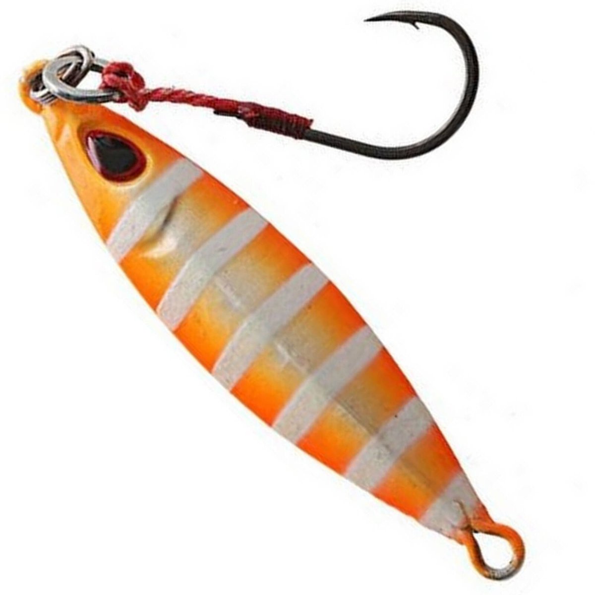 15gm Storm Gomoku Orange Zebra/Pearl Koika Jig Lure - Micro Jig Pre ...