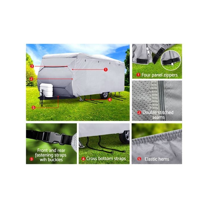 Weisshorn 20-22ft Caravan 4 Layer Heavy Duty Cover - Bunnings Australia