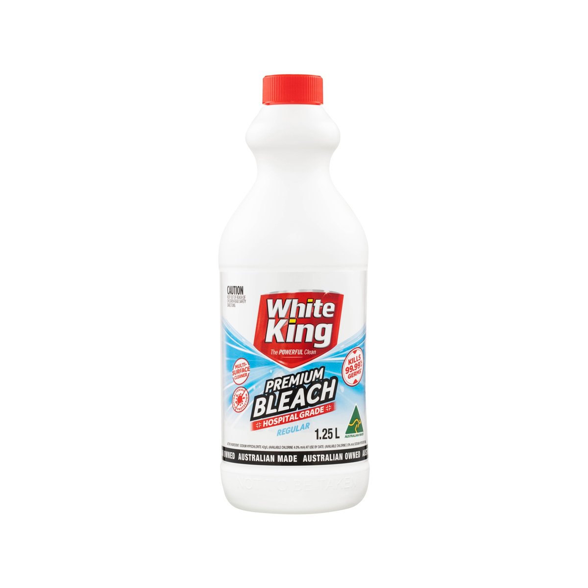 White King 1.25L Premium Bleach - Bunnings Australia