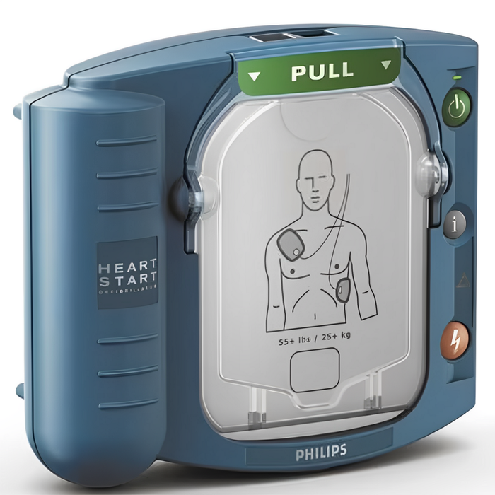 Philips HeartStart First Aid (HS1) Semi Automatic AED Defibrillator ...